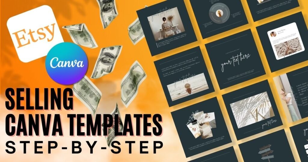 How to Make Money Online Selling Canva Templates on Etsy 🤑