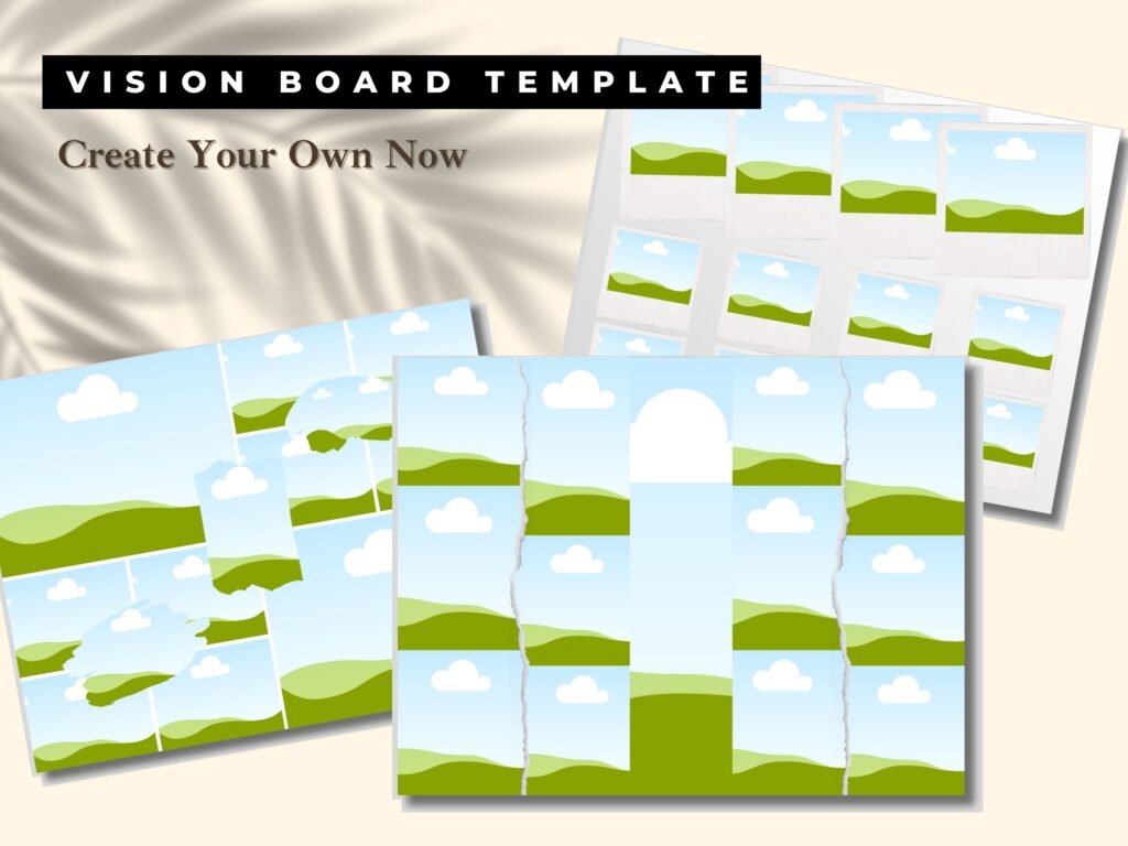 Free Canva Vision Board Template that Skyrocket MANIFESTING