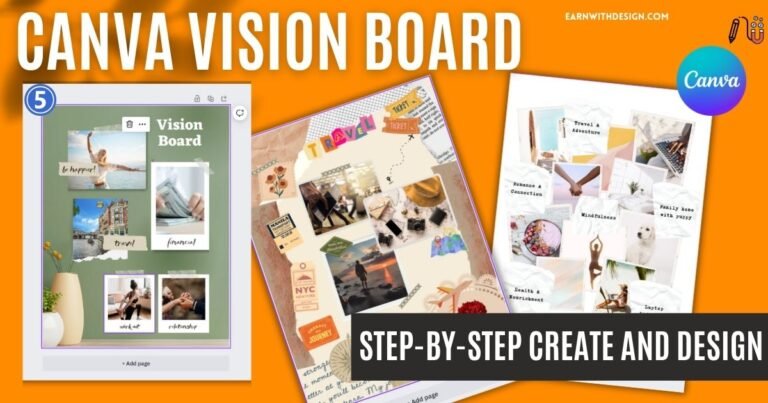 Free Canva Vision Board Template that Skyrocket MANIFESTING