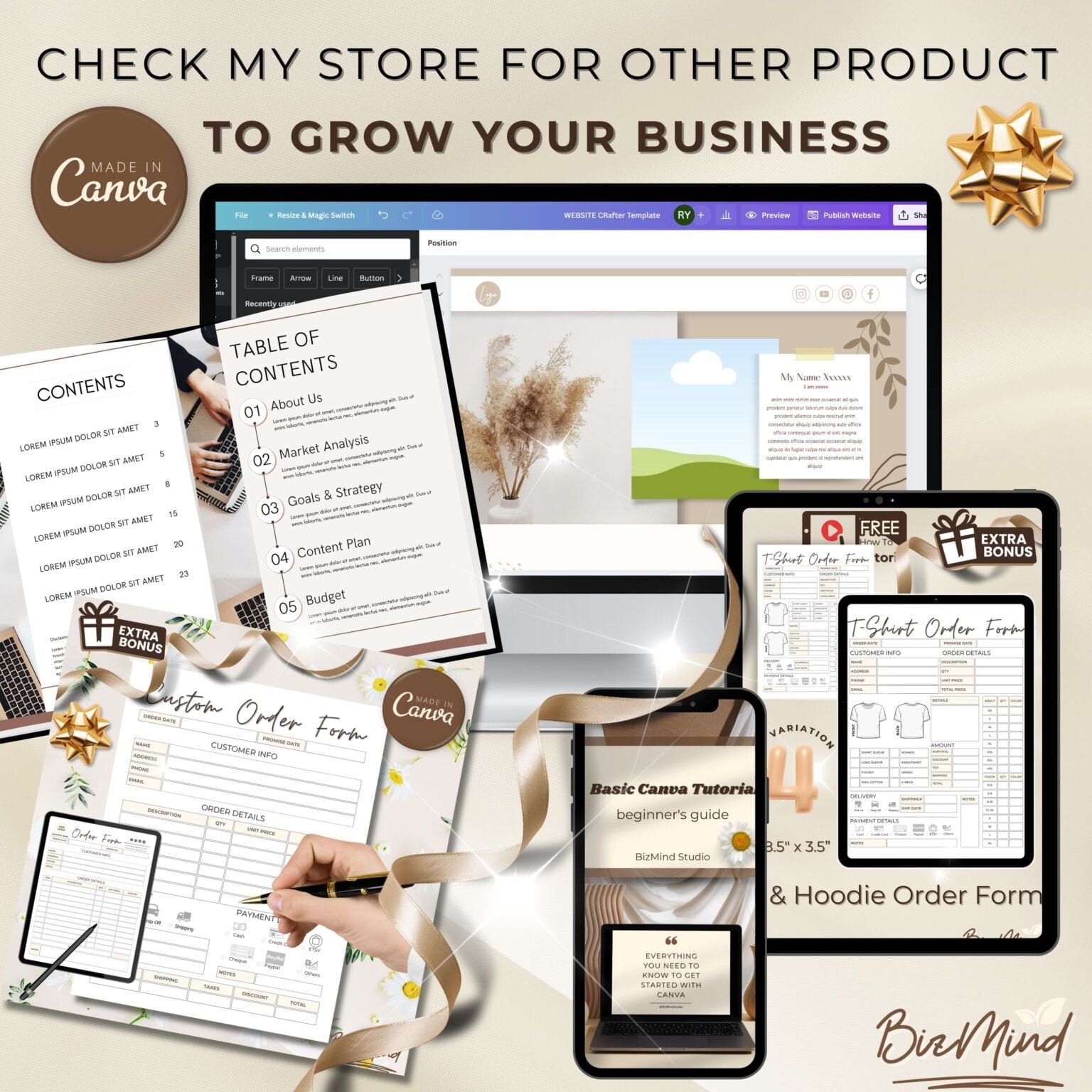 Canva Digital Product: Make Money Online with Canva🤑