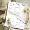Soap Order Form Template - Earn with Design