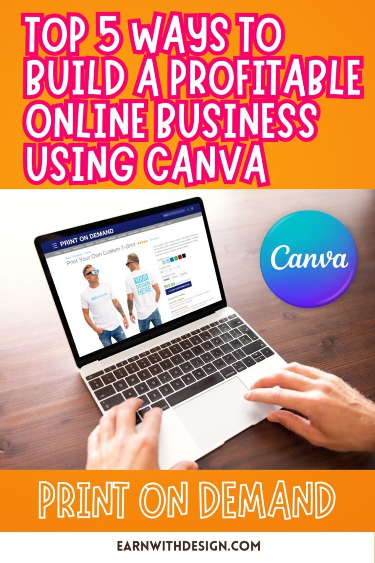 5 Profitable Online Business Ideas with Canva for Beginners