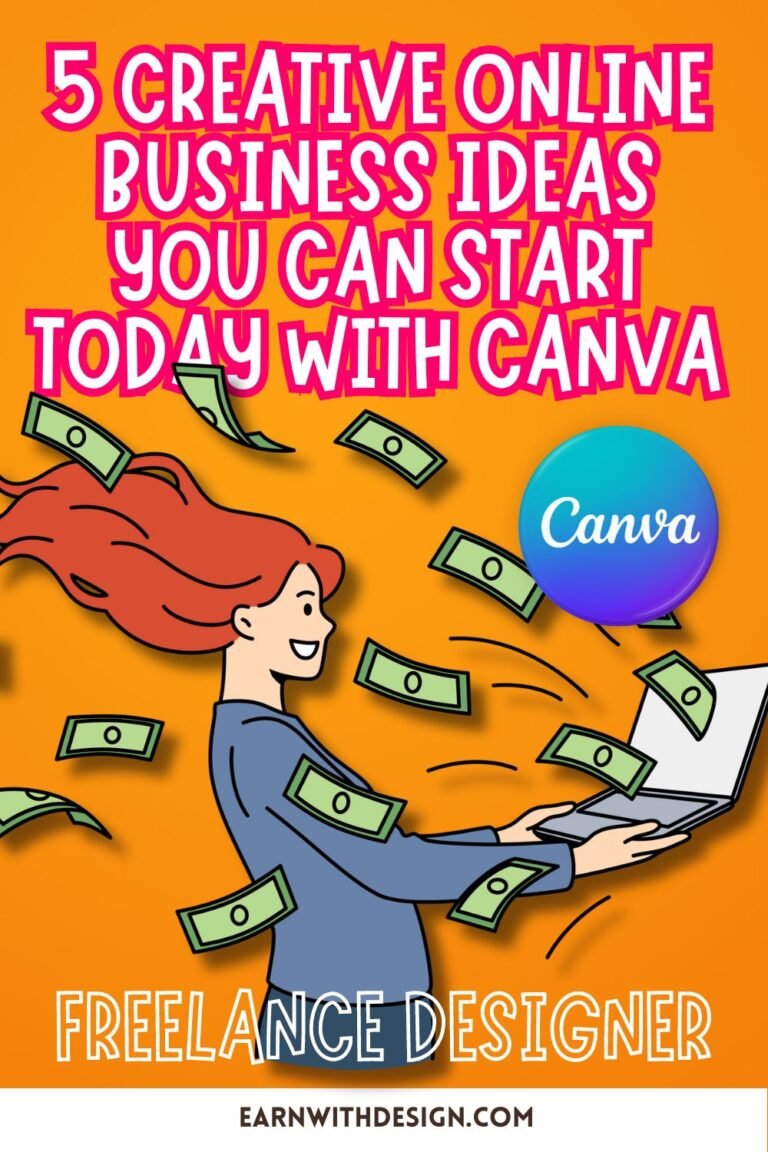 5 Profitable Online Business Ideas with Canva for Beginners